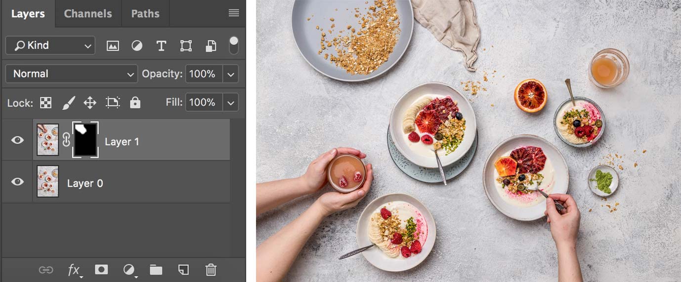 How to Use Photoshop Composites to create busy Food Photography